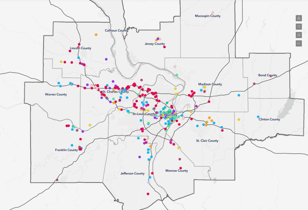 Mapping Investments - STL 2030 Progress